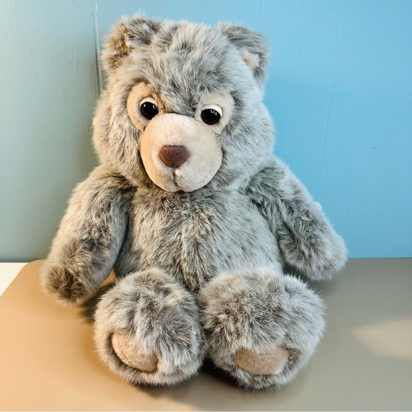Plush Creations | Toys | 989 2 Plush Creations Grey Teddy Bear Stuffed ...